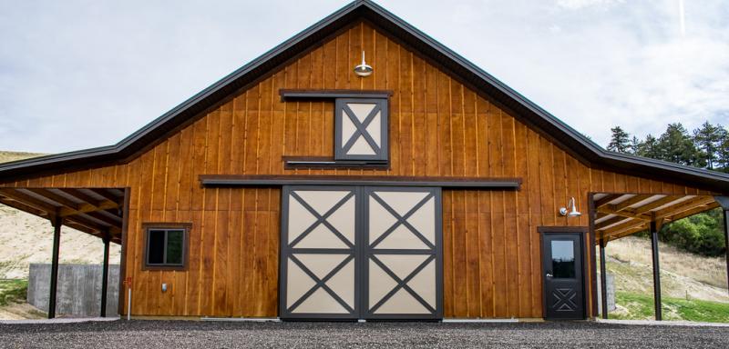 New Custom Yak/Goat Barn Project on Rocky Mountain Hillside in Sedalia