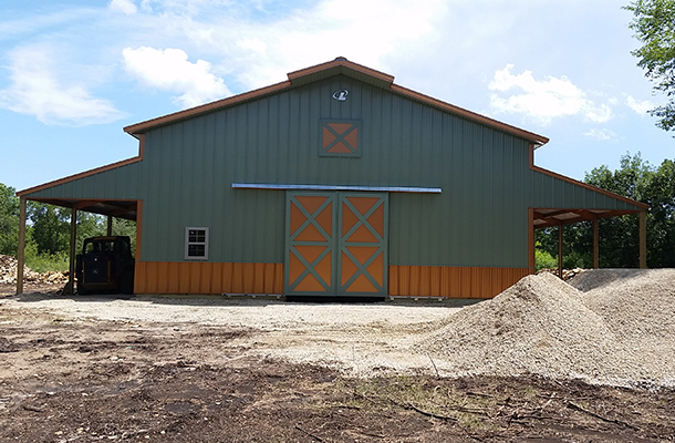 A Simple but Sassy Small Cattle Barn for Your Little Colorado Farm